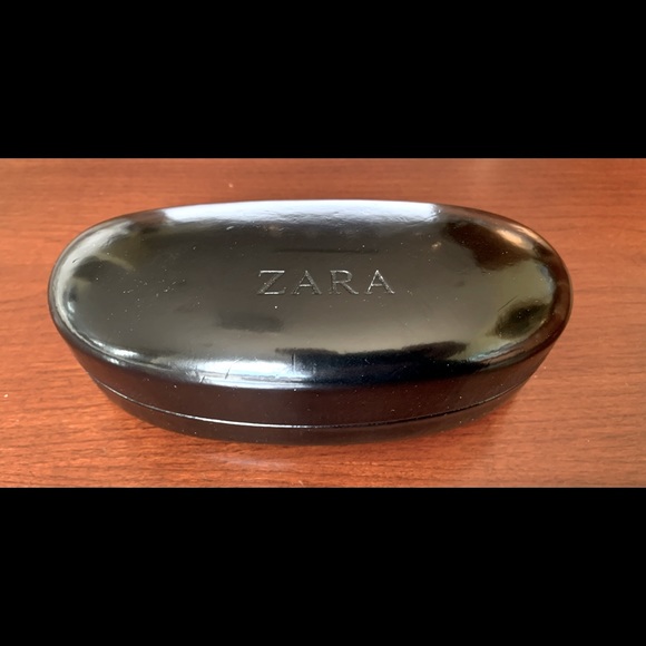 Zara | Accessories | Zara Black Glossy Domed Large Size Hard Glass Case ...
